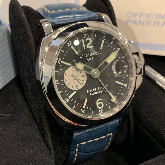 Panerai | Accessories | Panerai Pam 88 Luminor Gmt Date Black Dial 44mm ...